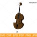Double Bass - SVG Cricut & Silhouette Cut Files. Double Bass Vector ...