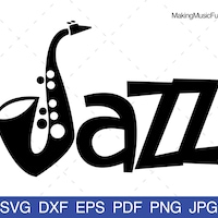 3 Jazz Musician SVG, Jazz Music Svg, Music Clipart, Jazz Silhouette ...