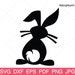 Bunny Rabbit - Cricut SVG Cut File. Bunny Silhouette. Clip Art and ...