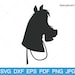 Cartoon Horse Silhouette SVG Cricut Cut Files. Cute Cartoon Horse Clip ...