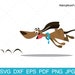 Dog Chasing Ball SVG Cricut & Silhouette Cut Files. Cartoon Funny Puppy ...