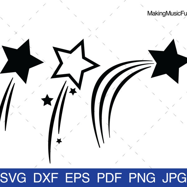 Shooting Star Cricut - Etsy