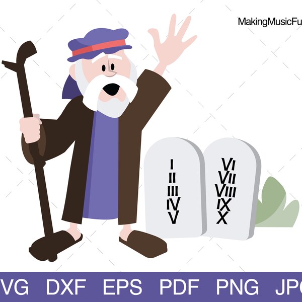 Ten Commandments Clip Art - Etsy