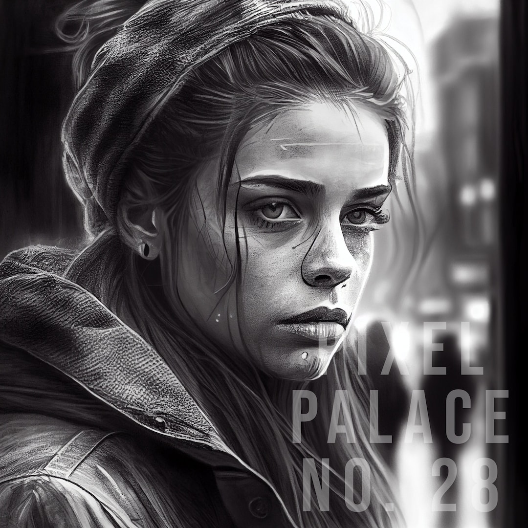 Teenager Bit Mad but Hopeful, Pencil Art licensing Complete - Etsy