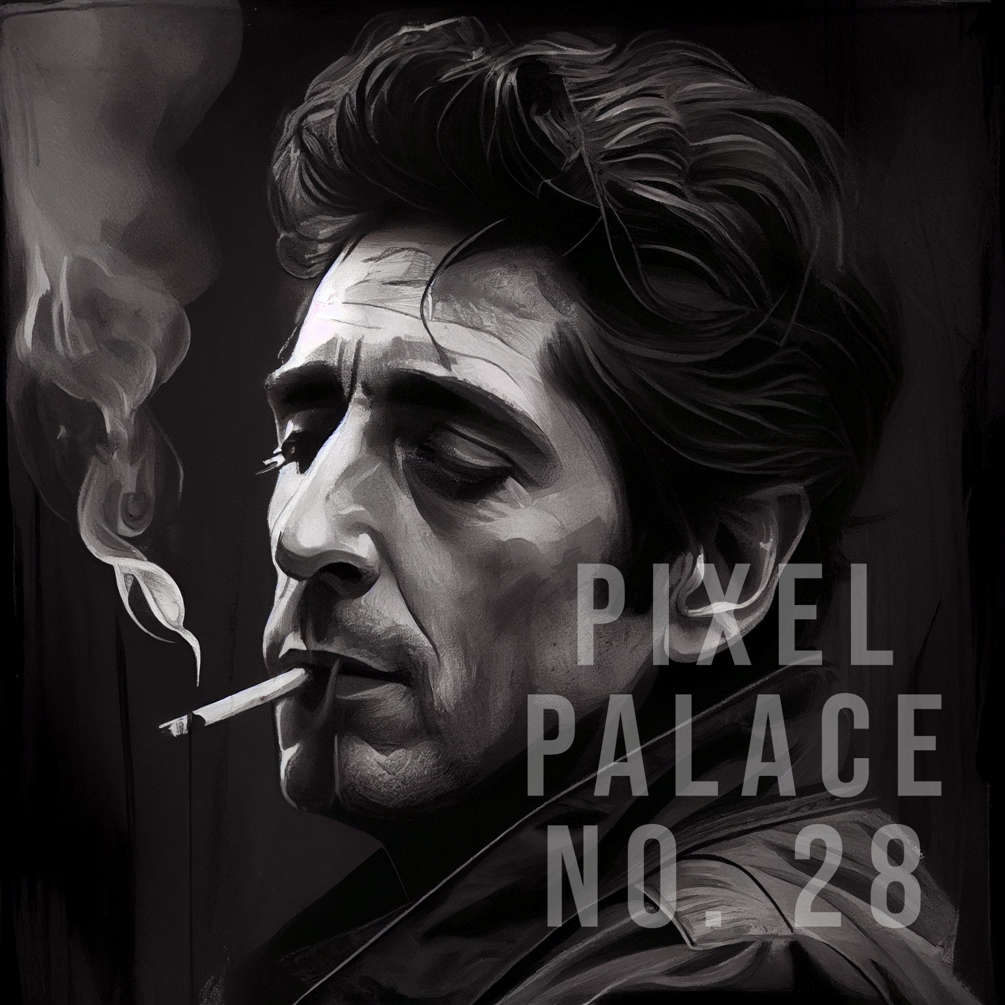 Young Al Pacino Smoking Pencil Art licensing Complete - Etsy