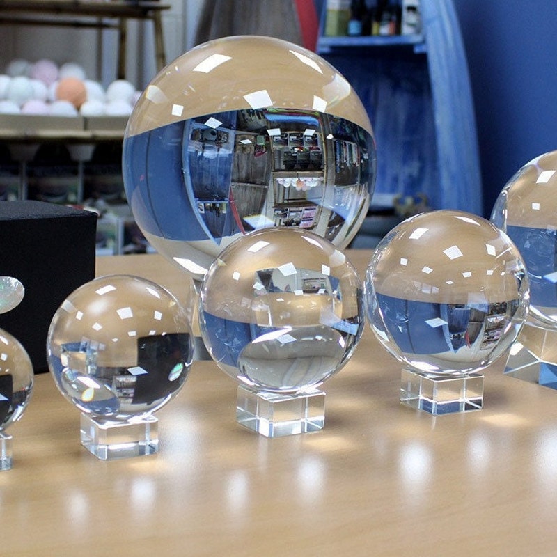 Optical Crystal Sphere - Etsy UK