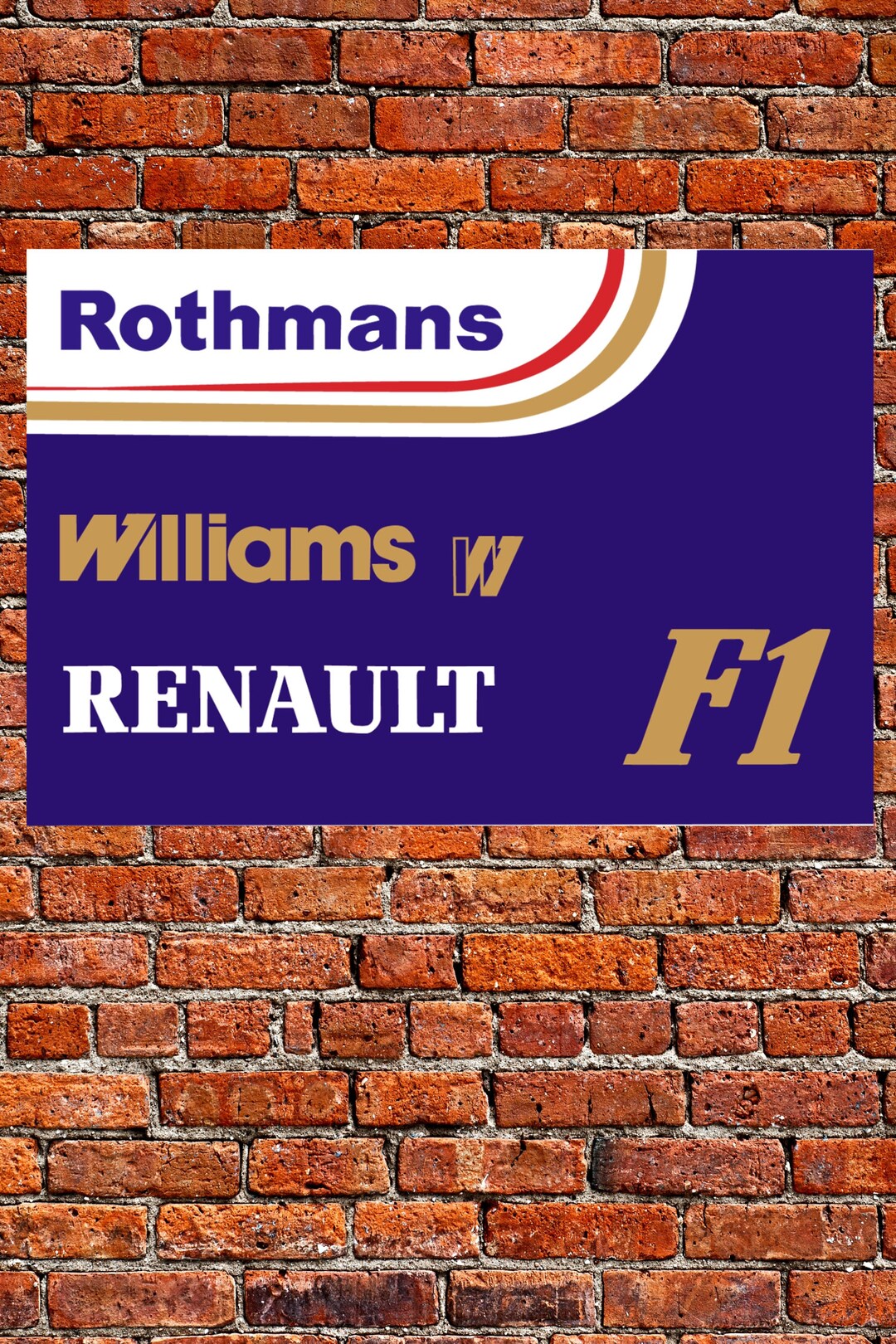 Rothmans Williams FW16 - Etsy