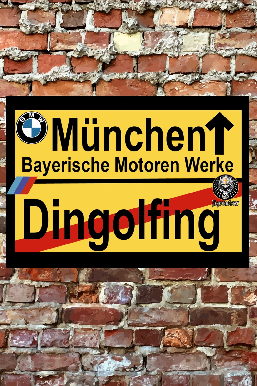BMW Factory Road Sign - Etsy