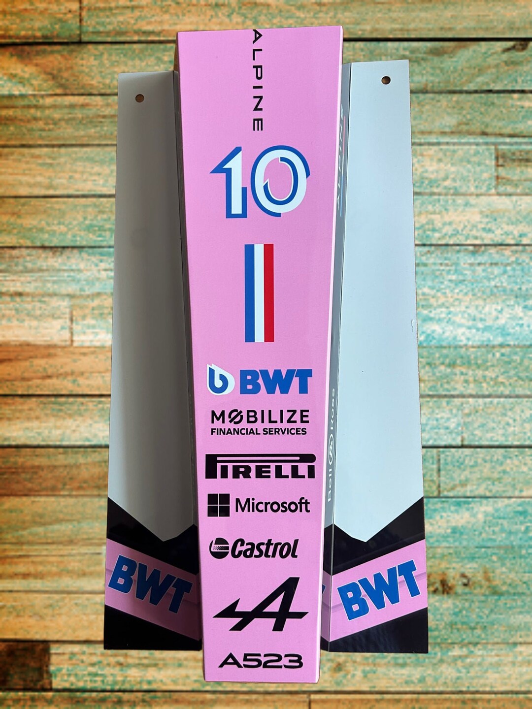 Pierre Gasly Replica F1 Alpine Nose Cone 2023 Season Pink Livery - Etsy