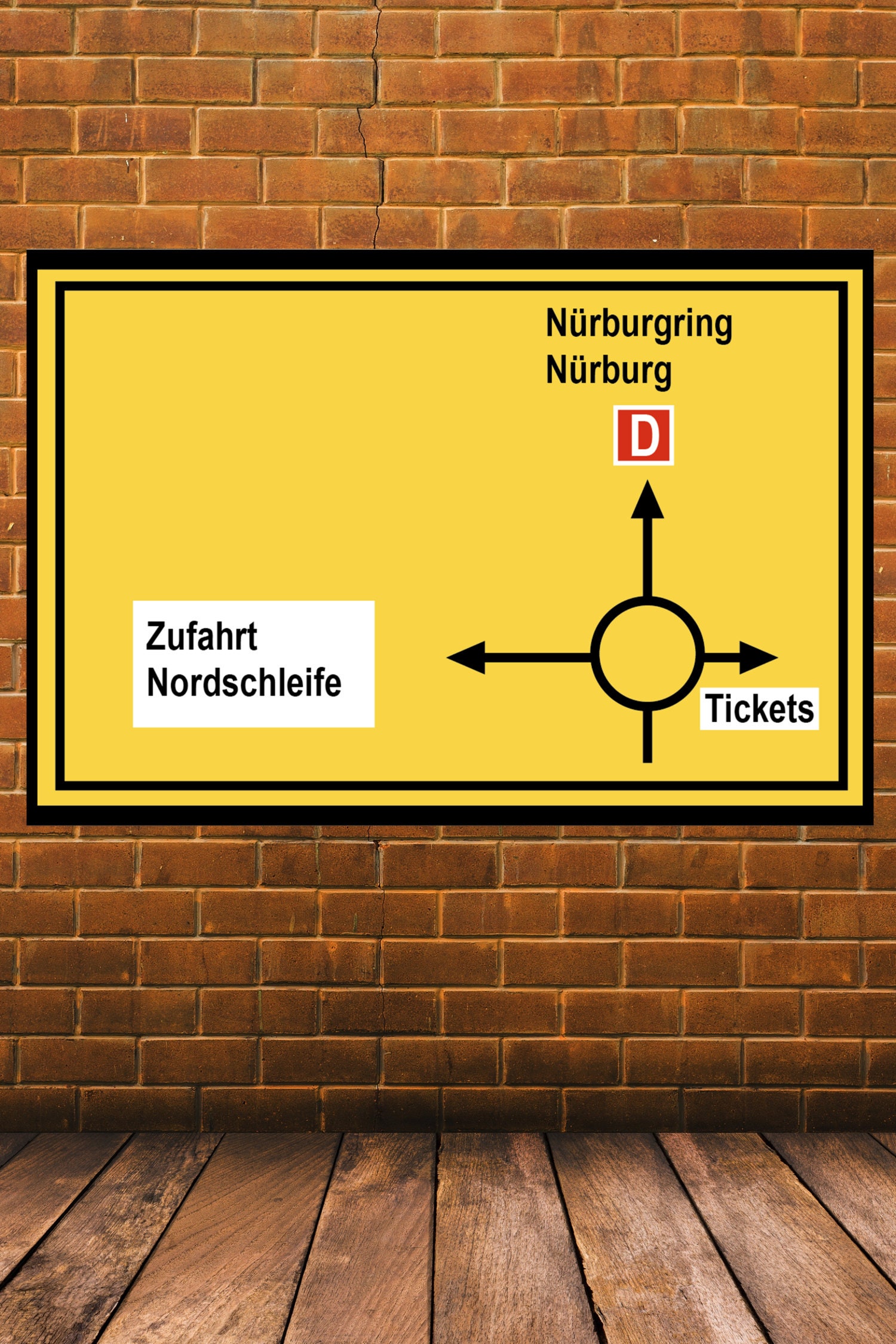 Authentic Nürburgring Road Sign - Etsy
