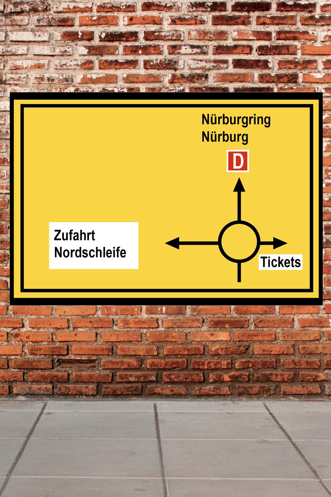 Authentic Nürburgring Road Sign - Etsy