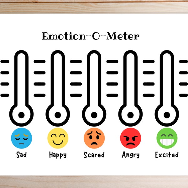 Mood Chart Coloring - Etsy