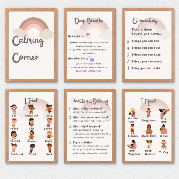 Coping Skills Chart for Kids - Etsy