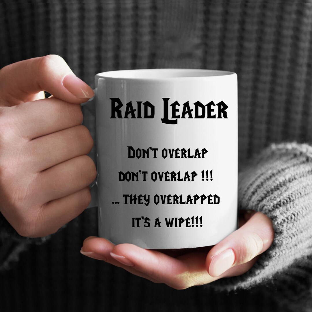 Raid Leader Mug Personalized World of Warcraft Guild Gift White 11oz ...