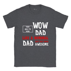 Personalised WOW DAD, Horde, Your Picture / Logo, World of Warcraft ...