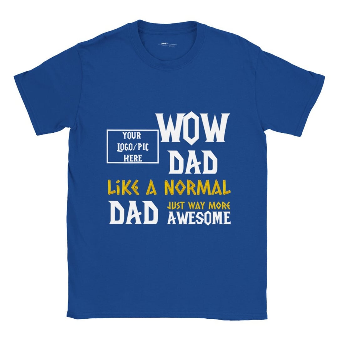 WOW DAD, World of Warcraft, Fathers Day, Birthday Gift for Dad ...
