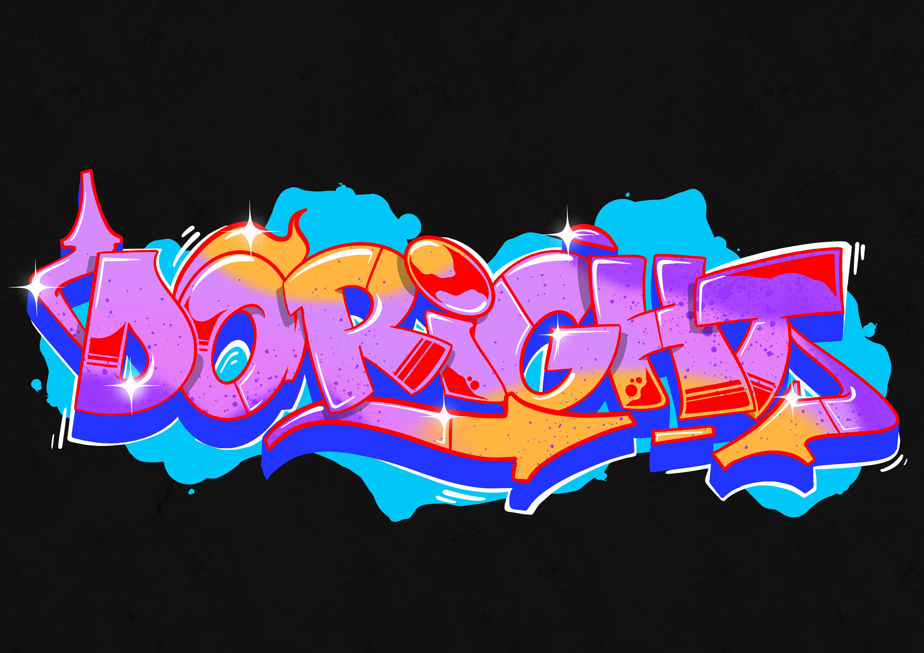 Custom Graffiti Name Print Art Gift Idea - Etsy