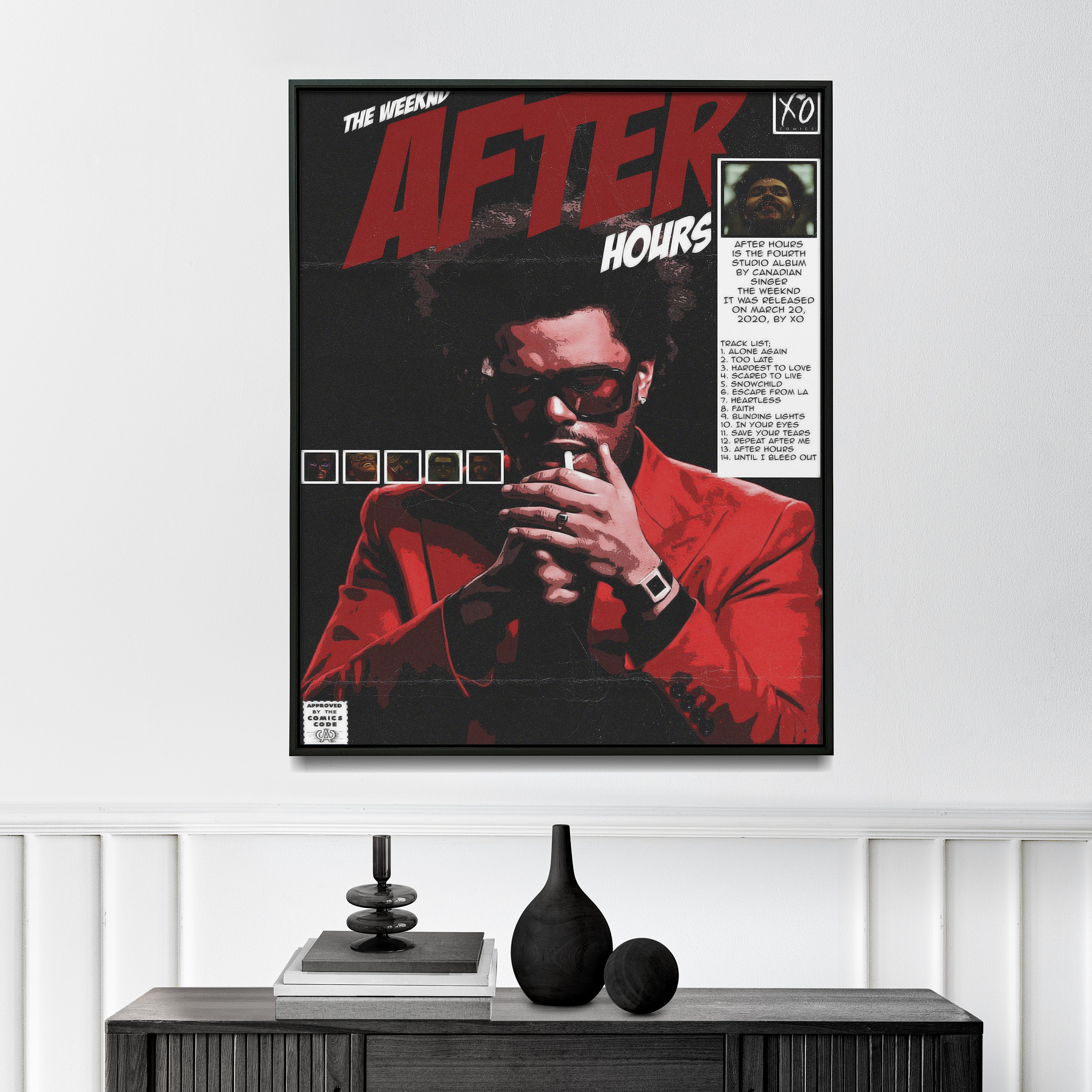The Weeknd Posterafter Hours Poster Wall Art Wall Decor - Etsy
