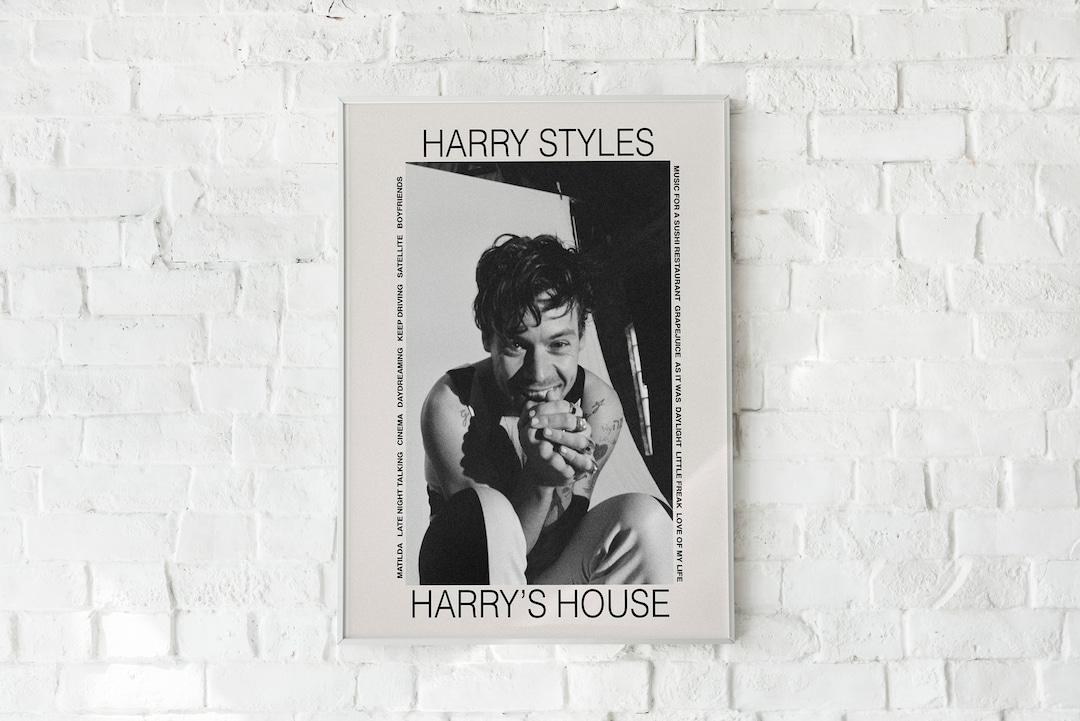 Harry Styles Posterharry's House Poster Wall Art Wall - Etsy