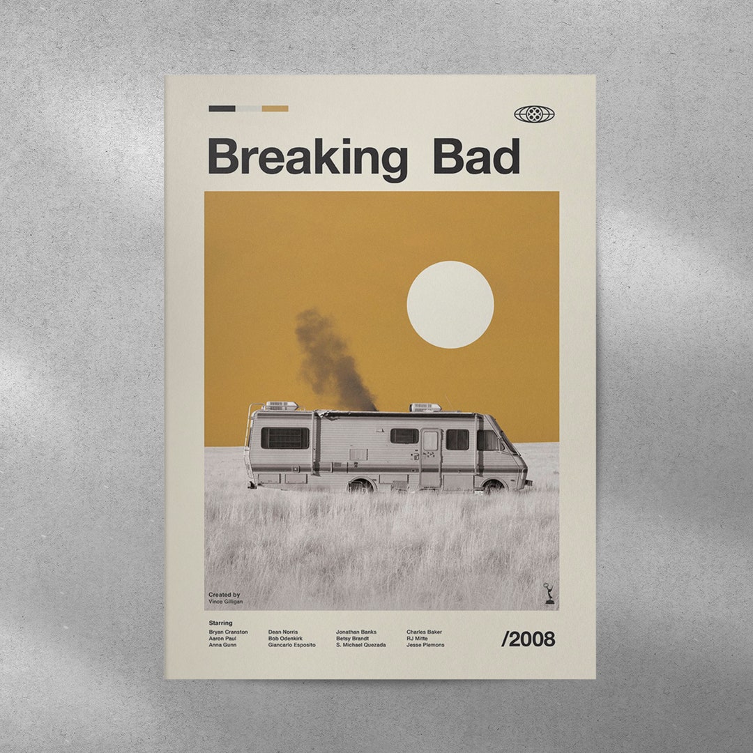 Breaking Bad Poster Breaking Bad Wall Art Wall Decor 12x18 - Etsy