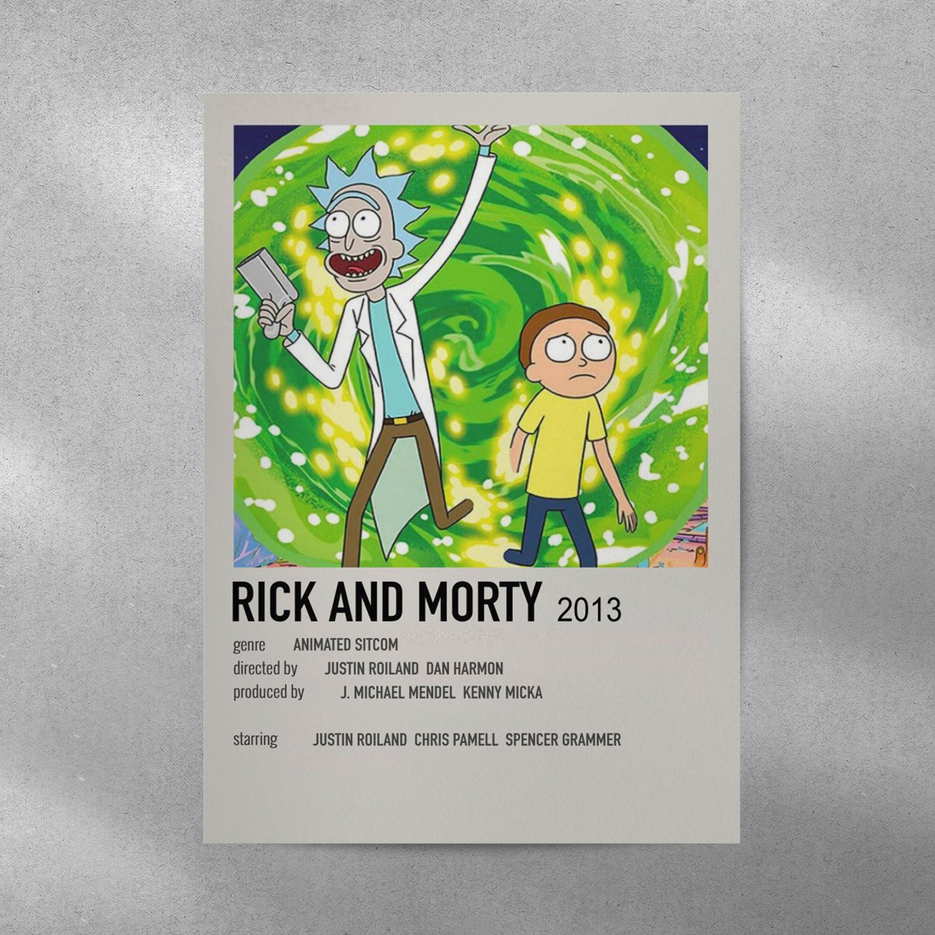 Rick and Morty Poster Rick and Morty Tv Series Poster Man - Etsy