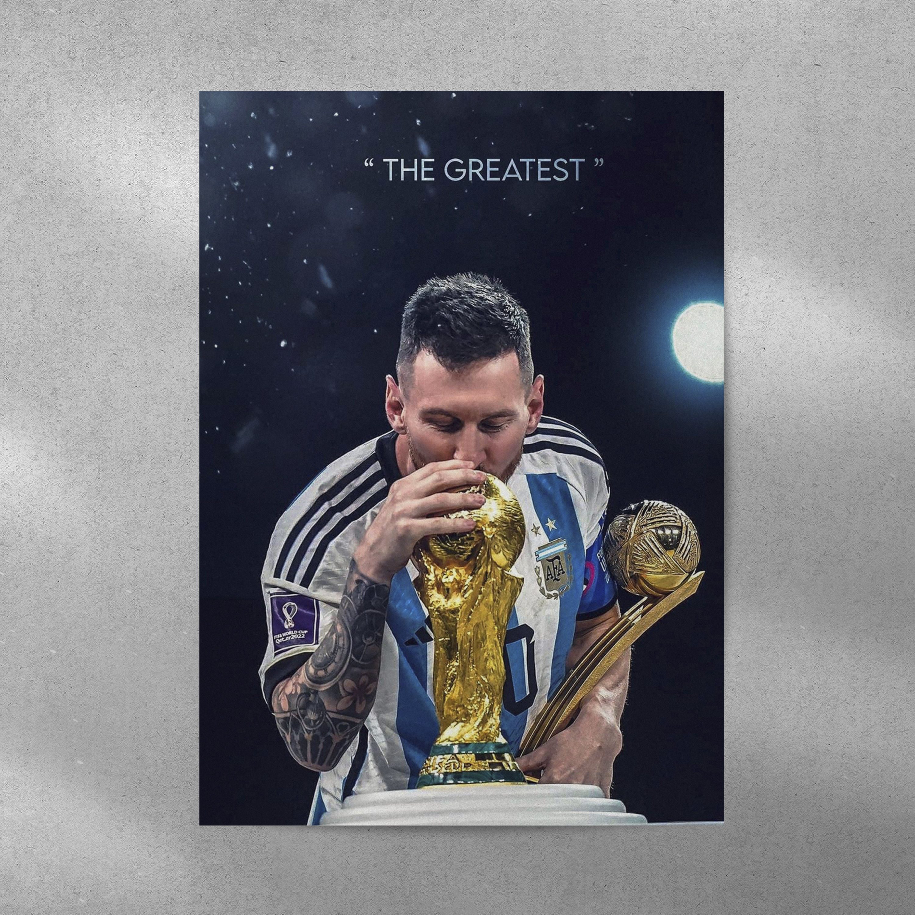 Lionel Messi Poster, Football Poste Designed & Sold By Dasha Bobkova