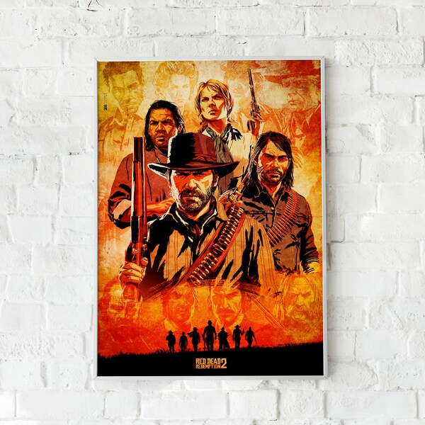Red Dead Redemption 2 Poster - Etsy