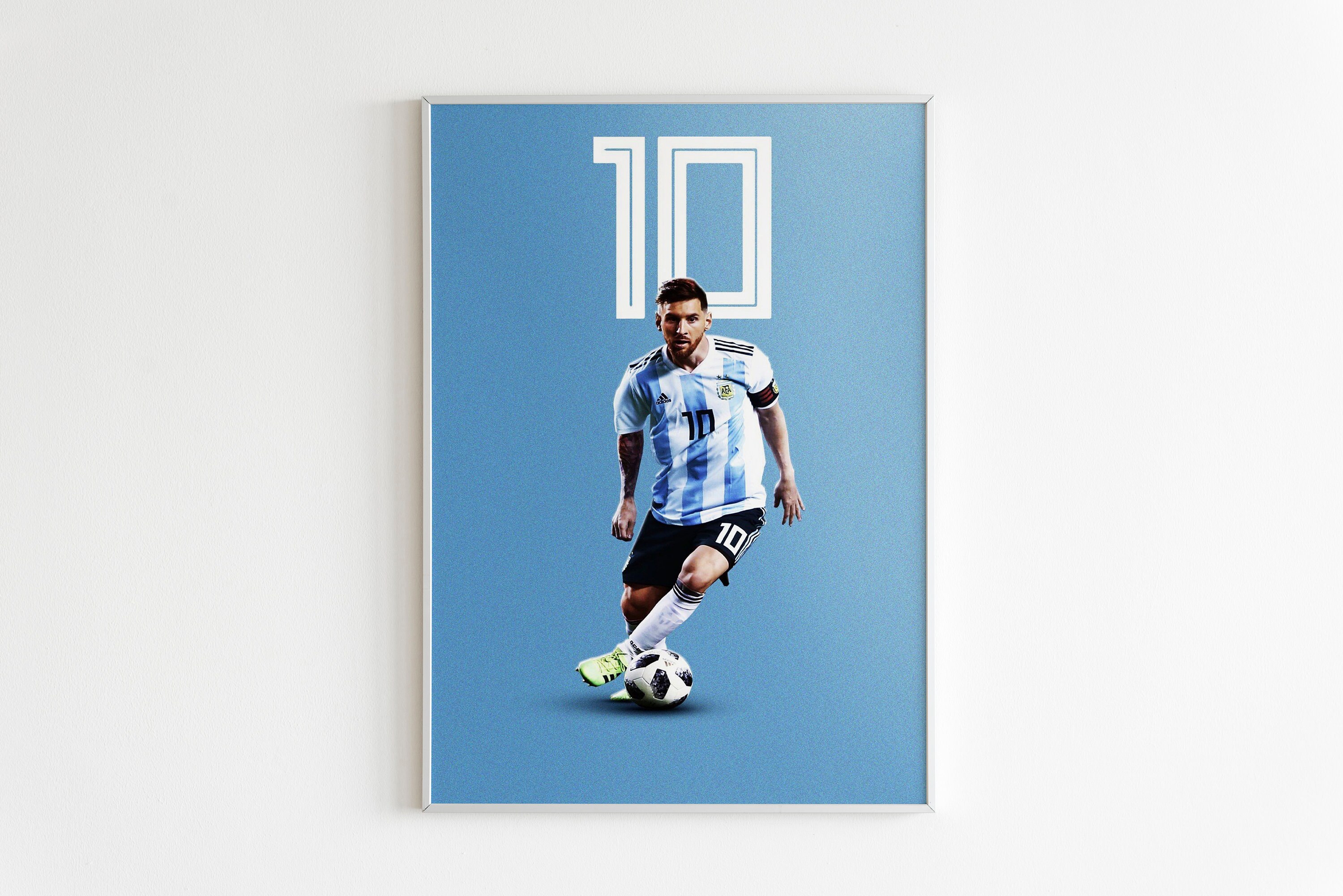 Lionel Messi Poster, Football Poster Designed & Sold By Anna Ryzhova ...