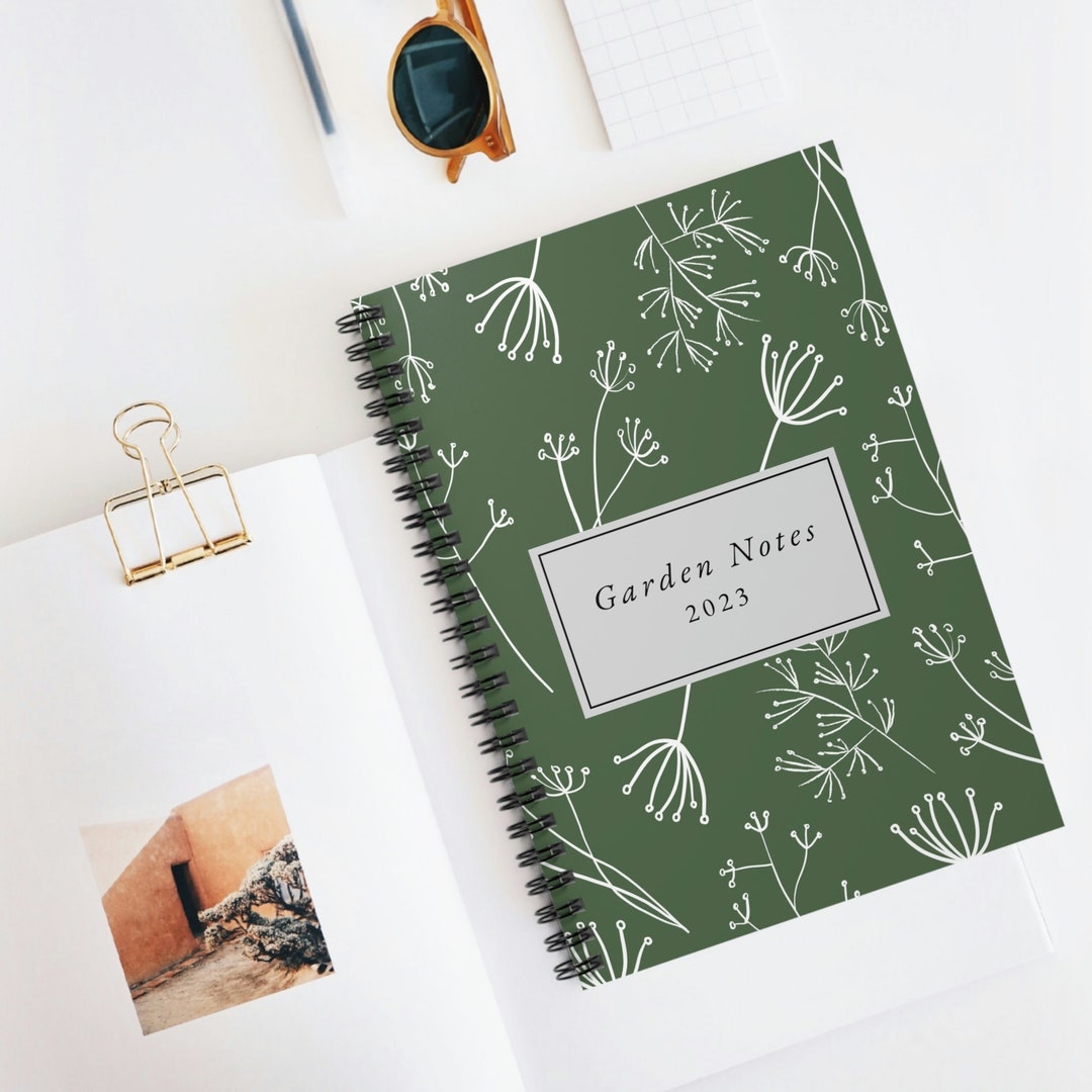 Garden Planning Spiral Notebook - Ruled Line - Etsy