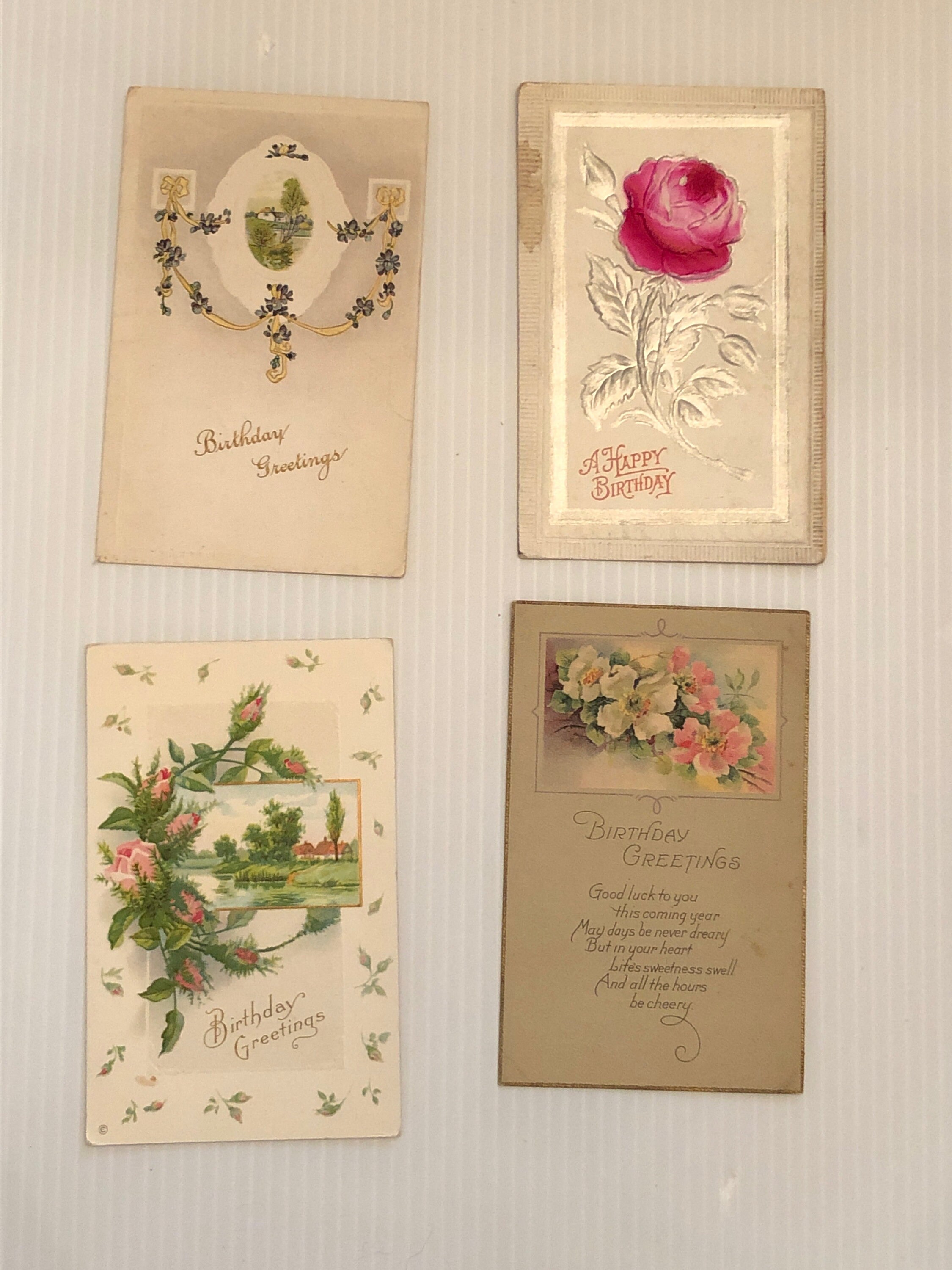 New Early 1900s Birthday Celebration Postcards Love Lot of 12 (B5 ...