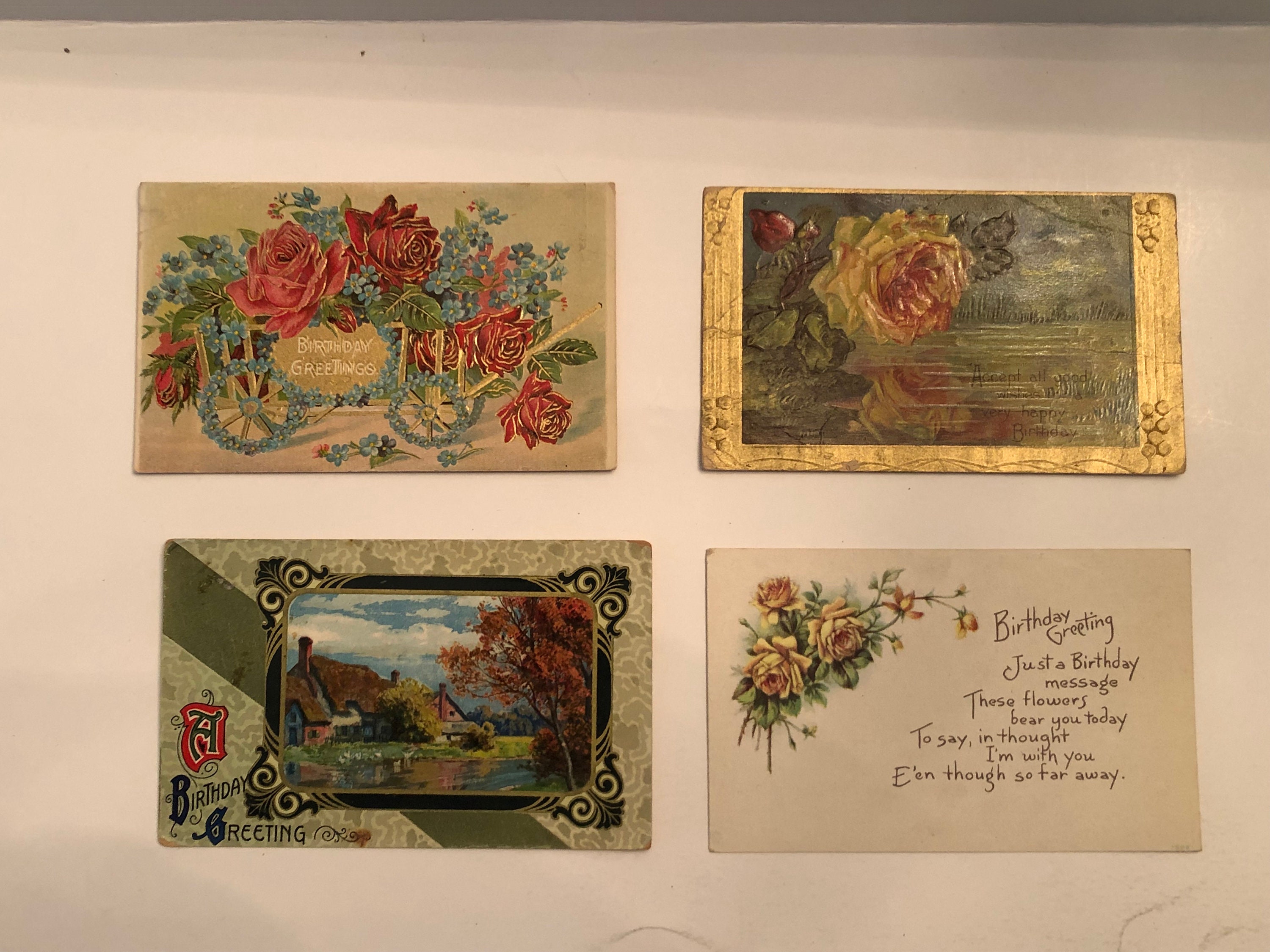 New Early 1900s Happy Birthday Greetings Postcard Lot of 12 (B1 ...