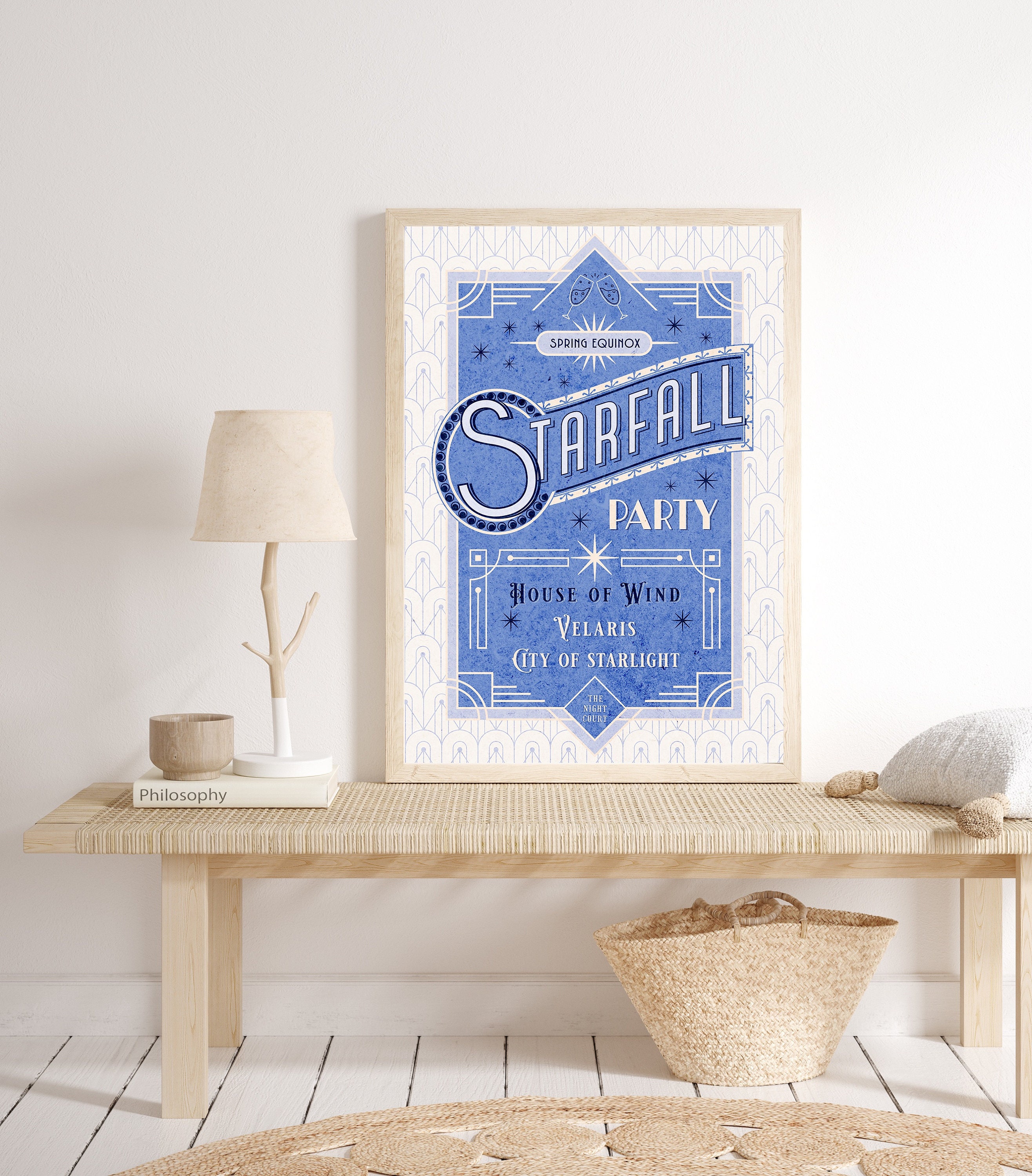 ACOTAR Starfall Party Printable Fan Art Print House of Wind - Etsy Israel