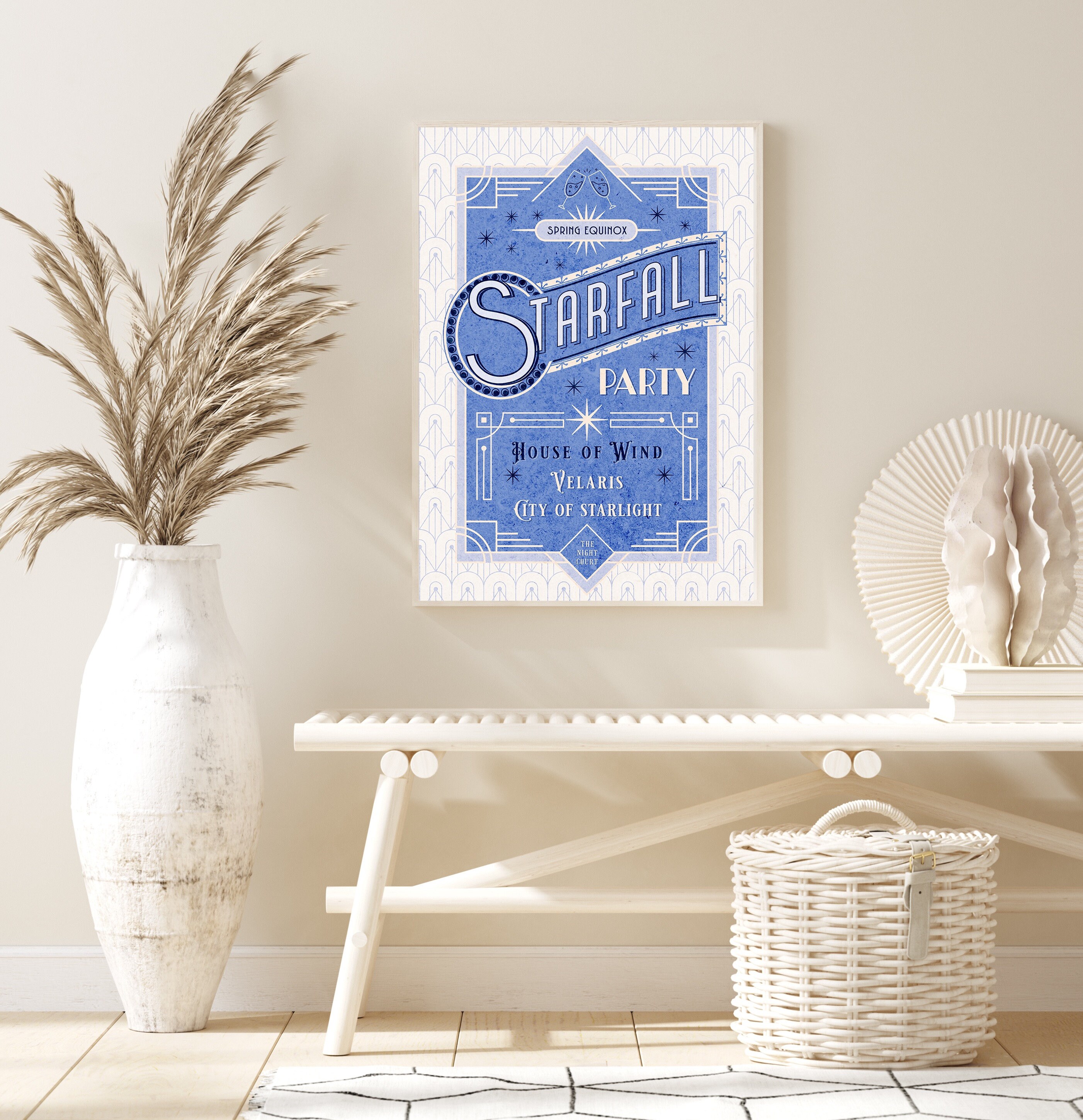 ACOTAR Starfall Party Printable Fan Art Print House of Wind - Etsy Israel