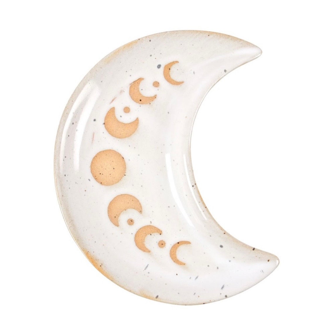Premium Crescent Moon Ceramic Trinket Tray / Hand Made Moon Phase Dish ...