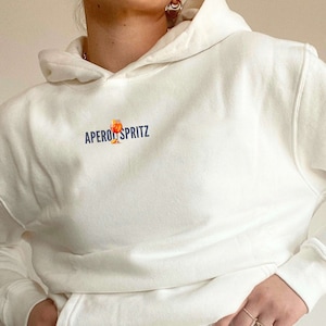 Aperol Spritz Art Hoodie / Funny Alcohol Best Friend Gift Pullover ...