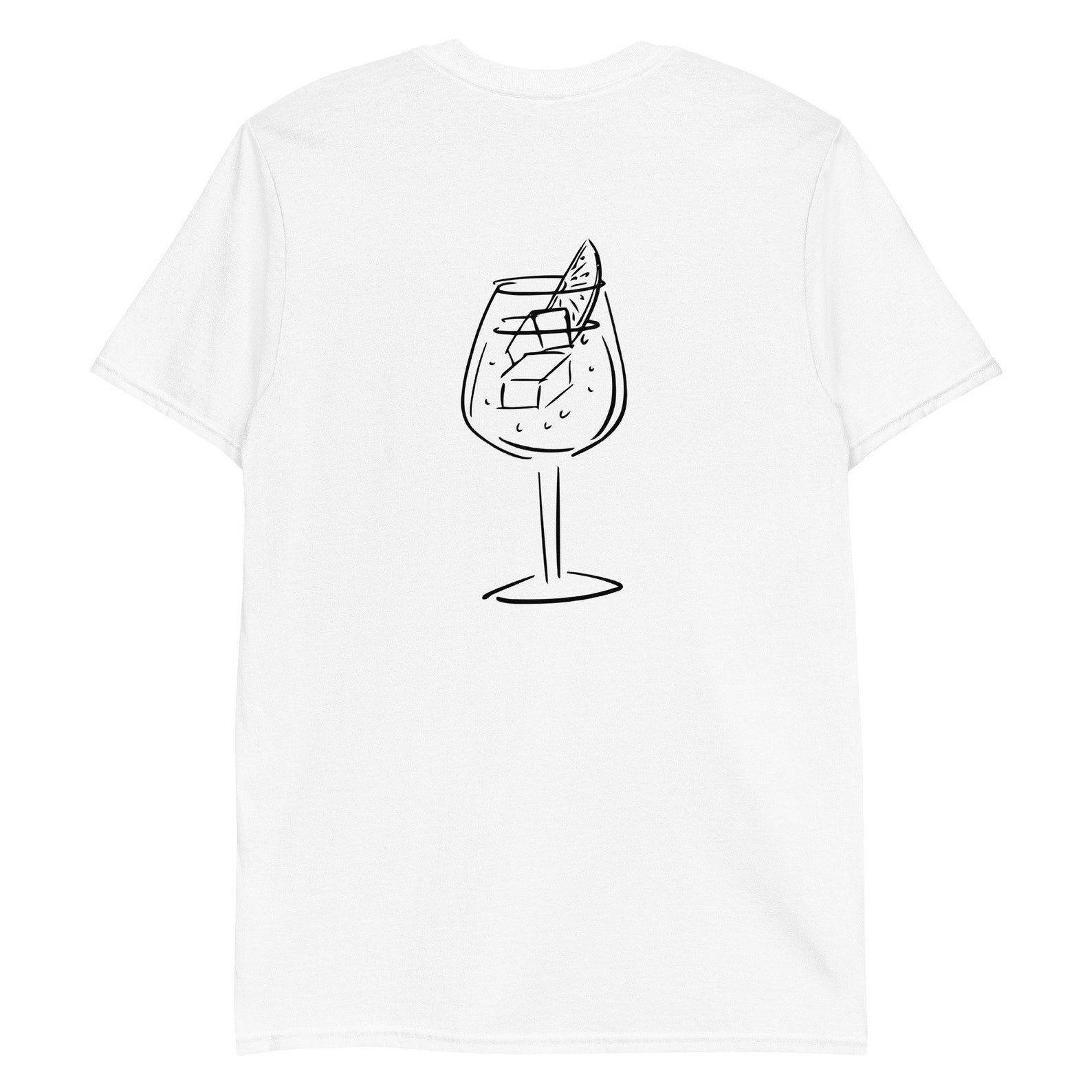 Aperol Spritz Minimalistic T-shirt / Sketch Glass Shirt / Best Friend ...