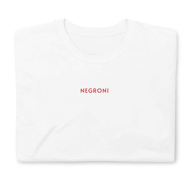 Negroni Vintage T-shirt // Funny Alcohol Quote Best Friend Gift Tshirt ...