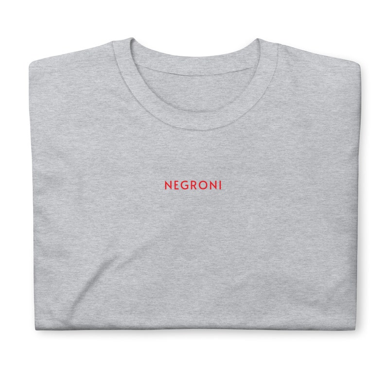 Negroni Vintage T-shirt // Funny Alcohol Quote Best Friend Gift Tshirt ...