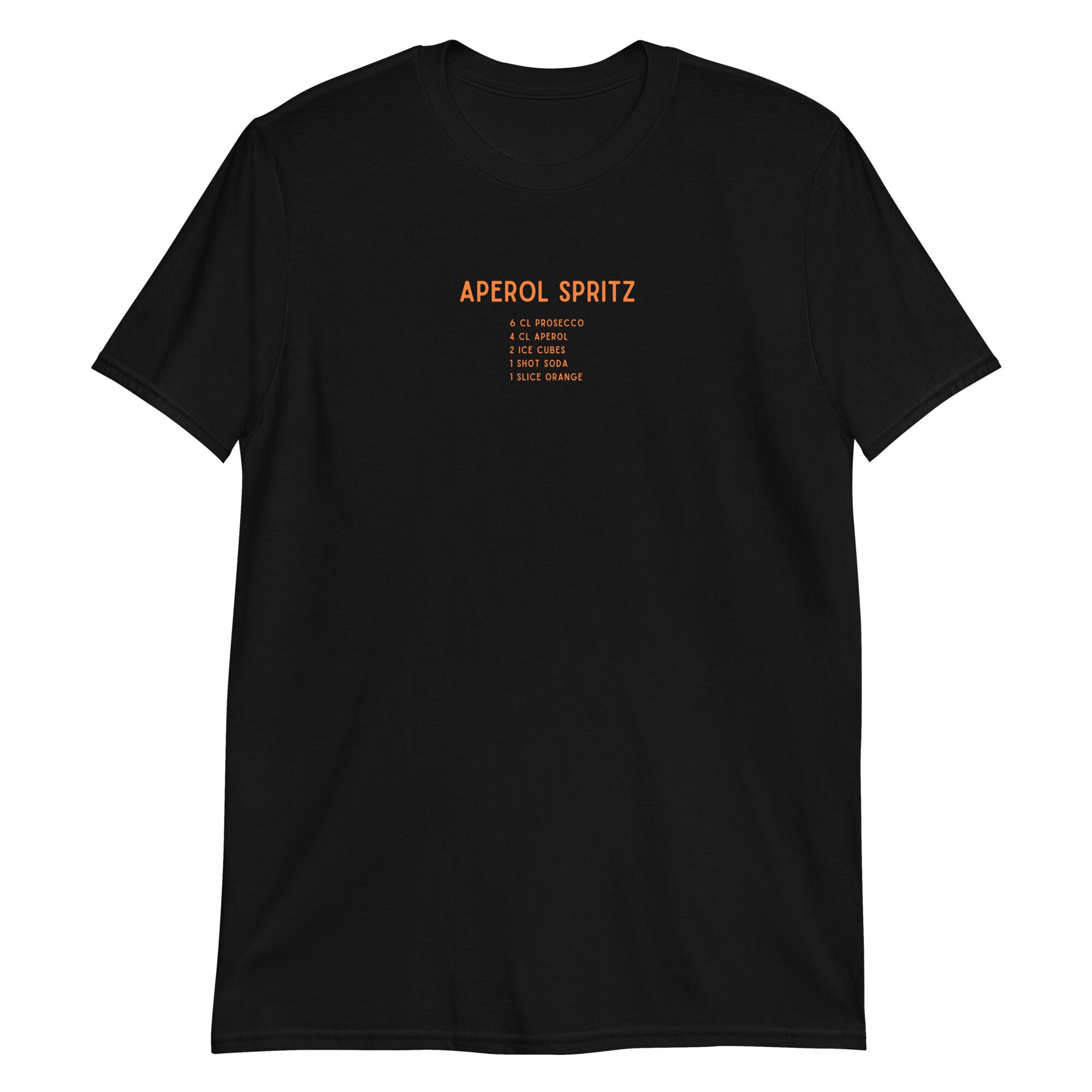 Aperol Spritz Cocktail Ingredients T-shirt // Funny Alcohol Best Friend ...