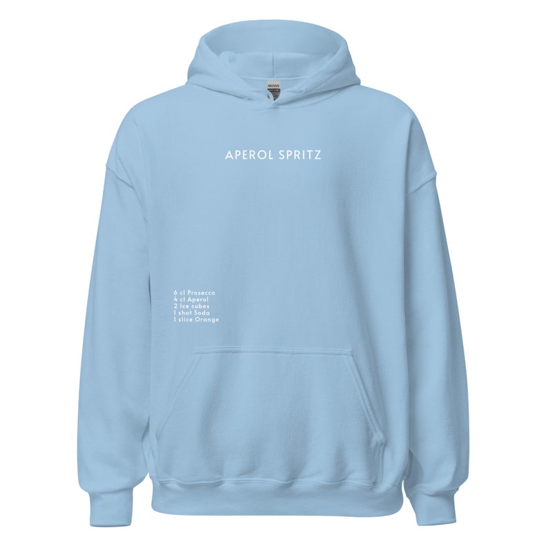 Aperol Spritz Ingredients Hoodie // Funny Alcohol Quote Best Friend ...
