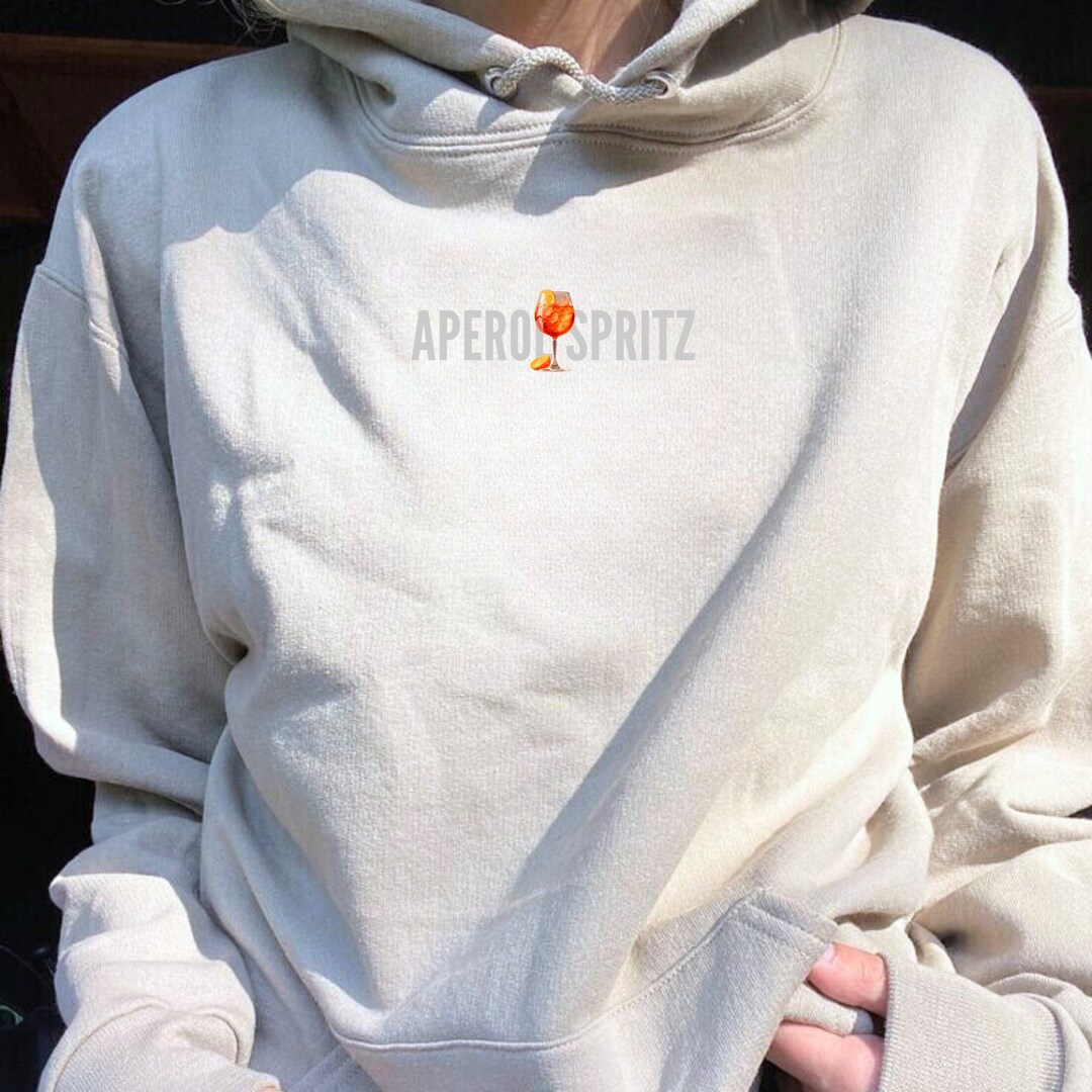 Aperol Spritz Art Hoodie / Funny Alcohol Best Friend Gift Pullover ...