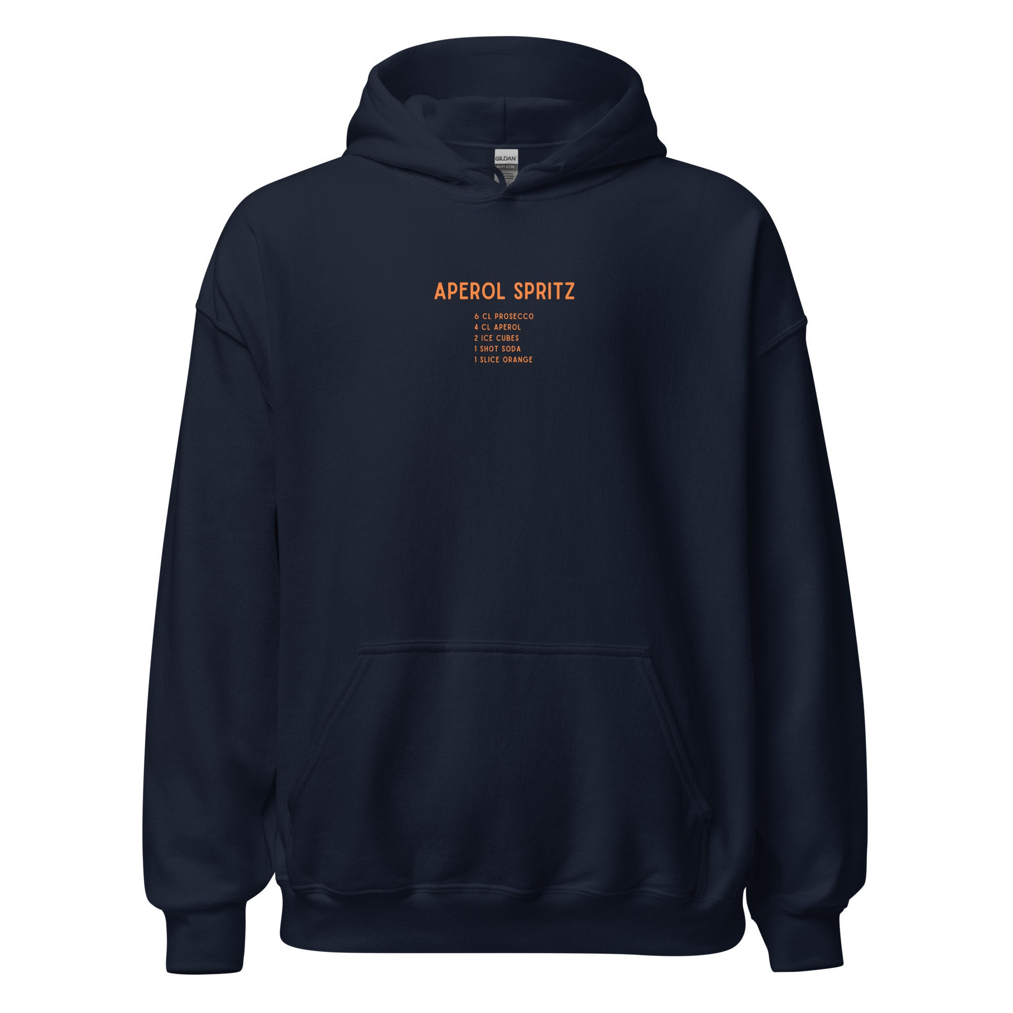 Aperol Spritz Cocktail Ingredients Hoodie // Funny Alcohol Best Friend ...
