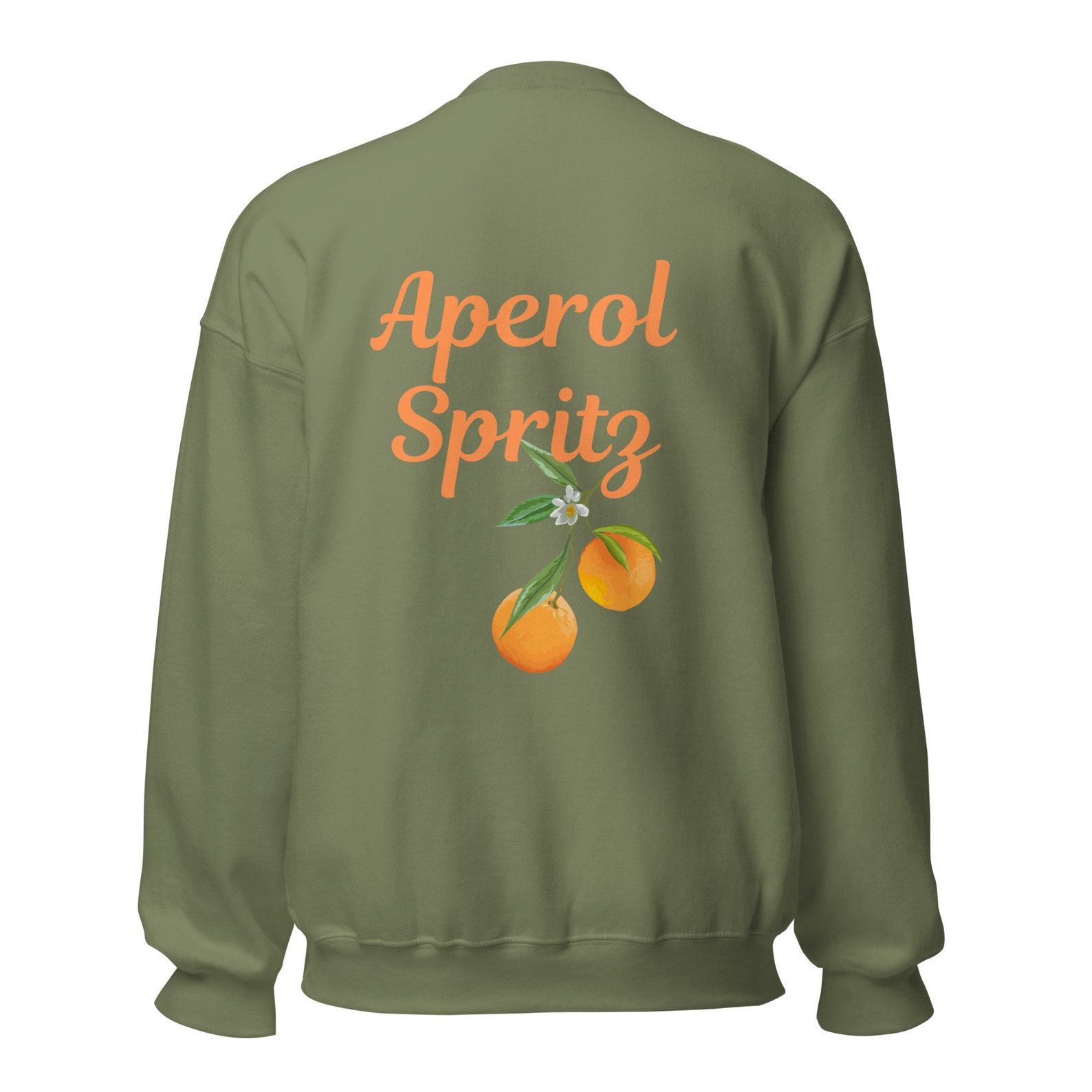 Aperol Spritz Vintage Backprint Crewneck // Funny Alcohol Best Friend ...