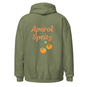 Aperol Spritz Vintage Backprint Hoodie // Funny Alcohol Best Friend ...