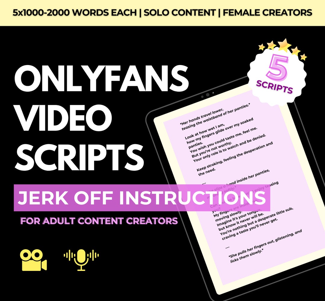 5 Joi Scripts LONG Sexting Script Solo Sexting Scripts Onlyfans Scripts Twitch Camgirl Fanvue - Etsy