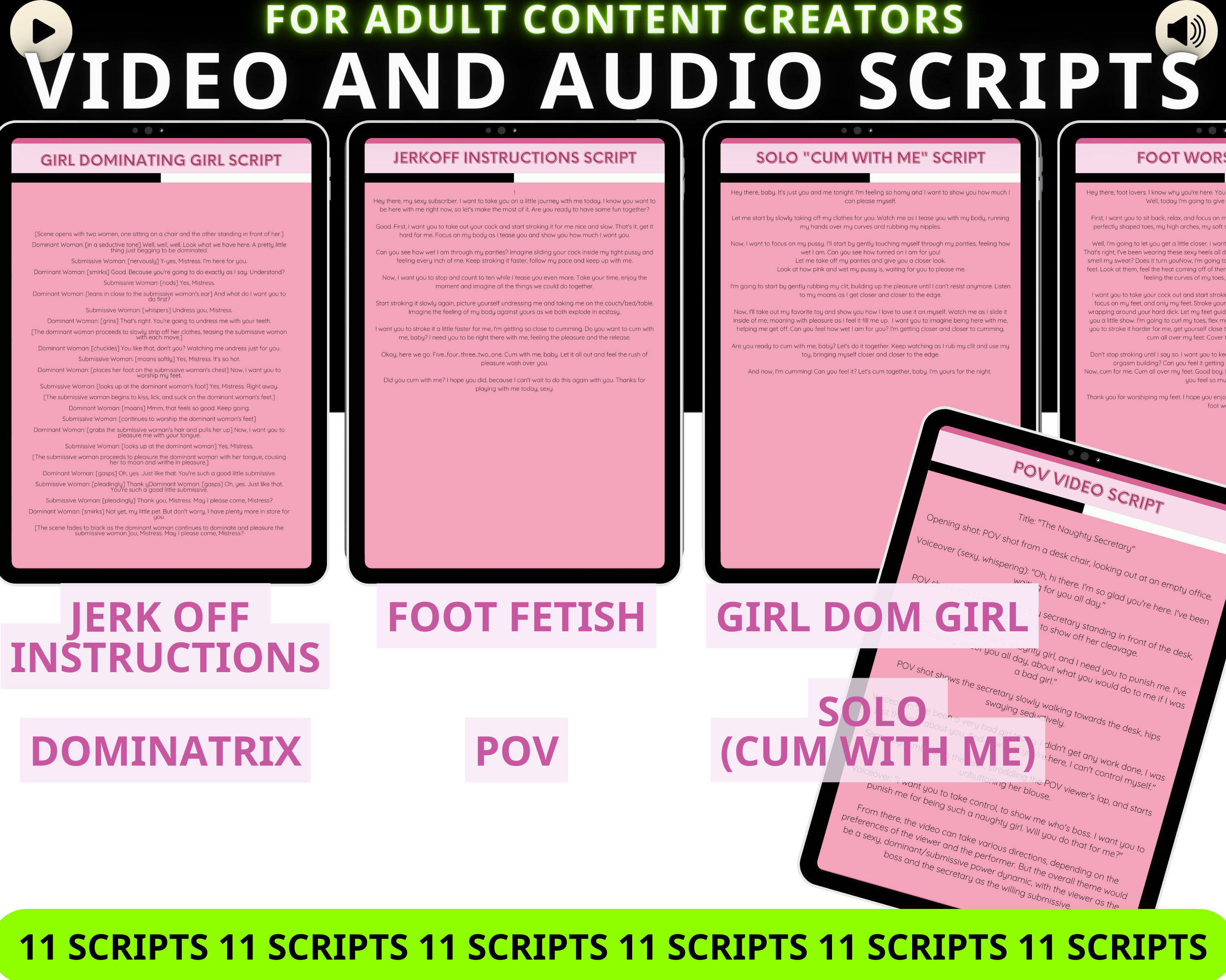 Onlyfans JOI Scripts: Adult Sexting Content (digital Download) - Etsy