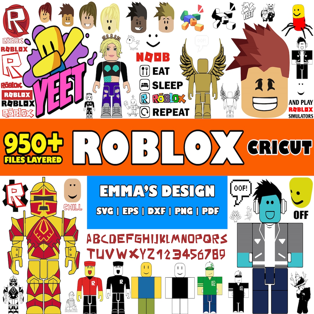 Roblox SVG Bundle: Layered Designs for Cricut (950+ Files) - Etsy