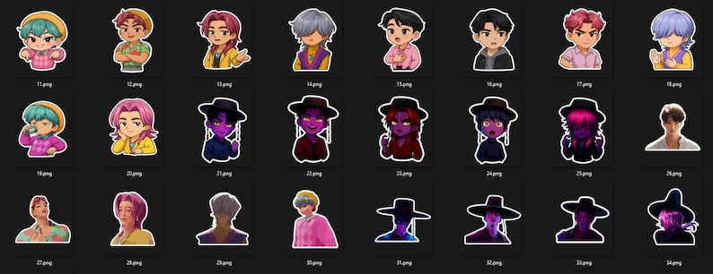 Huntrix Kpop Demon Hunters Mega Bundle – 2700+ PNG PDF SVG Eps Dxf ...