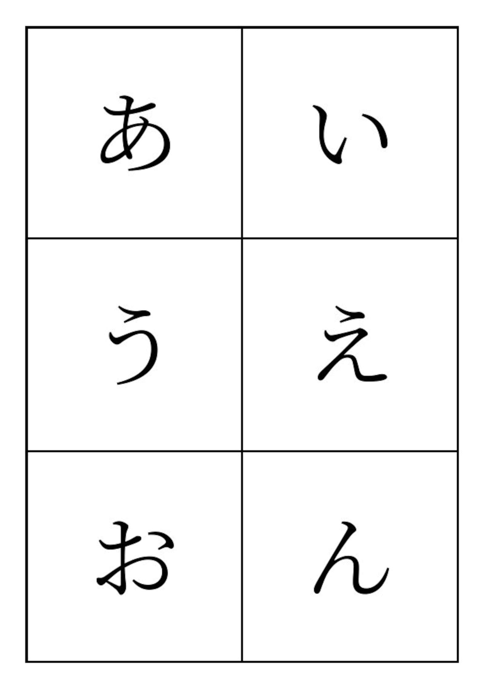 NIHON-GO! - Hiragana Flashcard Set - Etsy