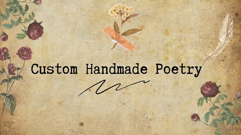 Personalised Poem | Customise Your Own Poem as A Gift - Etsy